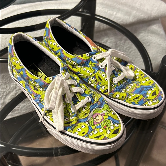 Vans | Shoes | Vans Green Alien Print Sneakers Toy Story | Poshmark